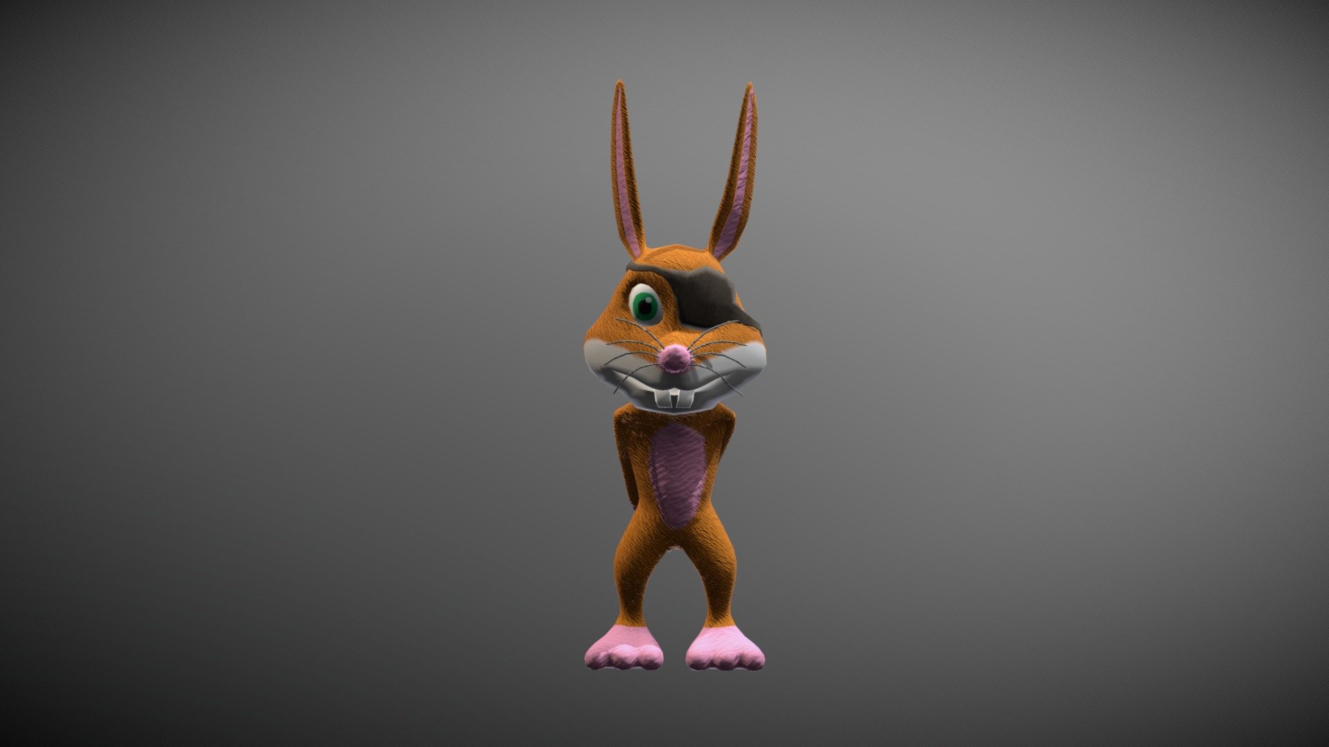 Crazy Bunny - 3D model by Jose Lipe (@jose07111989) [46e2f29] - Sketchfab