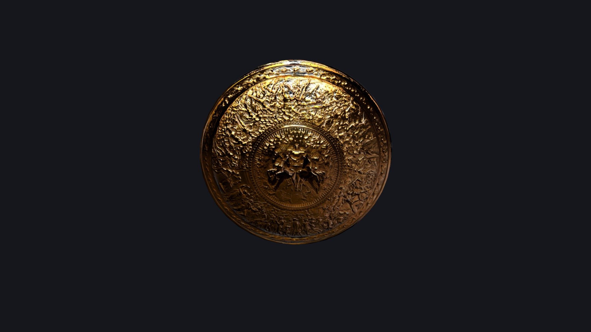 Achillea's shield - 3D model by prouseraion (@SamintoCreator) [46e3e93 ...