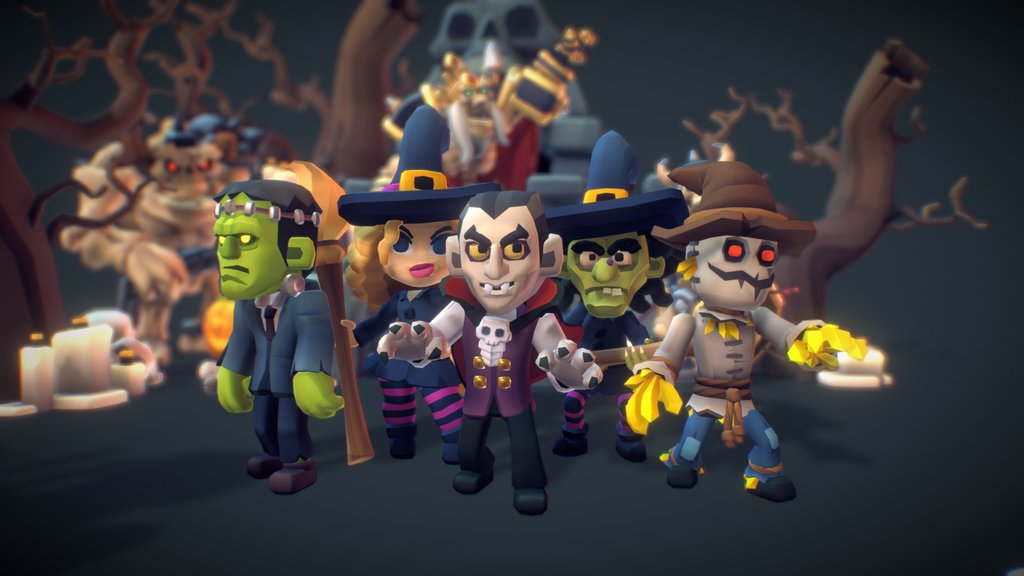 Halloween - A 3D model collection by loopita - Sketchfab