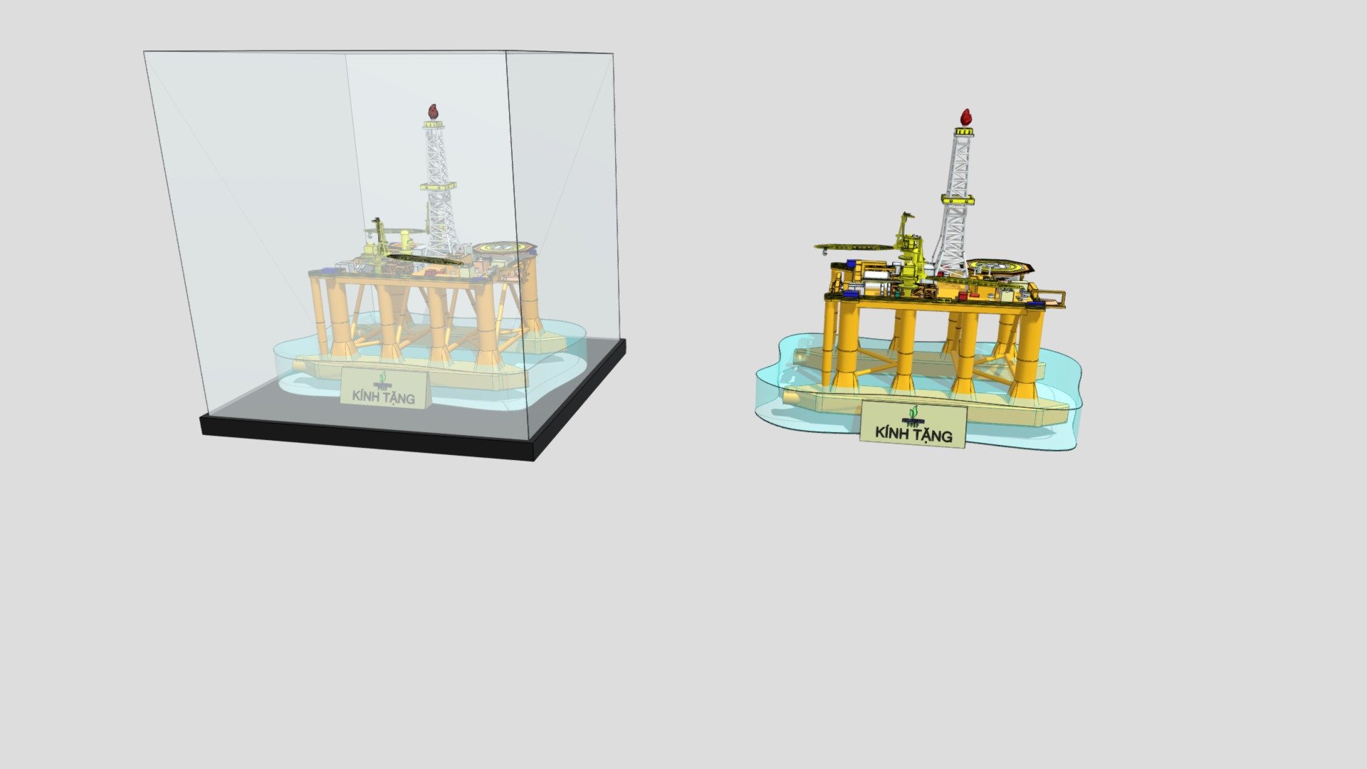 Mô hình giàn khoan FPU - DH1 - 3D model by 3DPLUS.vn (@pattap) [46e6452 ...
