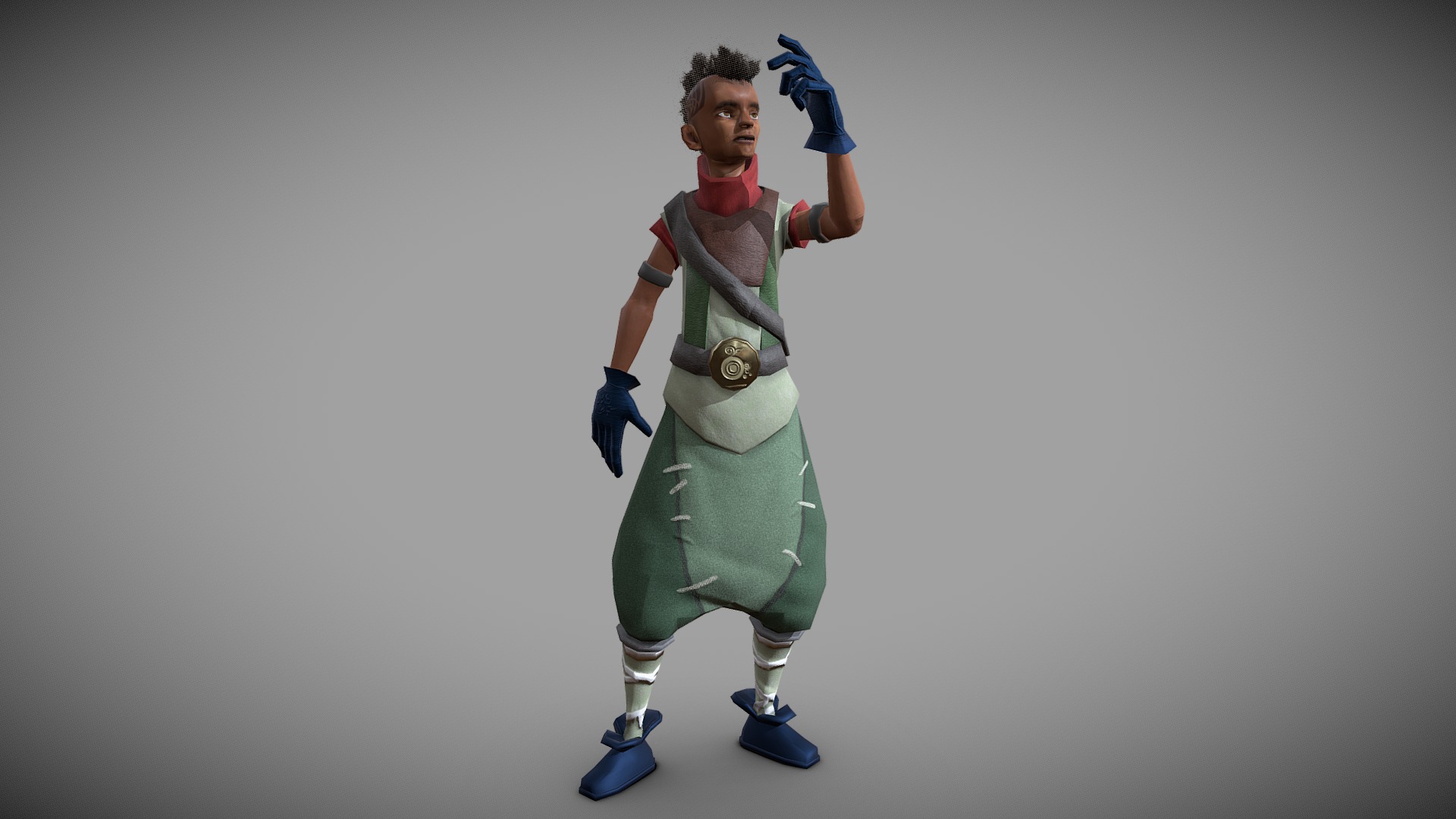 EKKO CHARACTER - 3D model by Adrianbg94 [46e6cfa] - Sketchfab