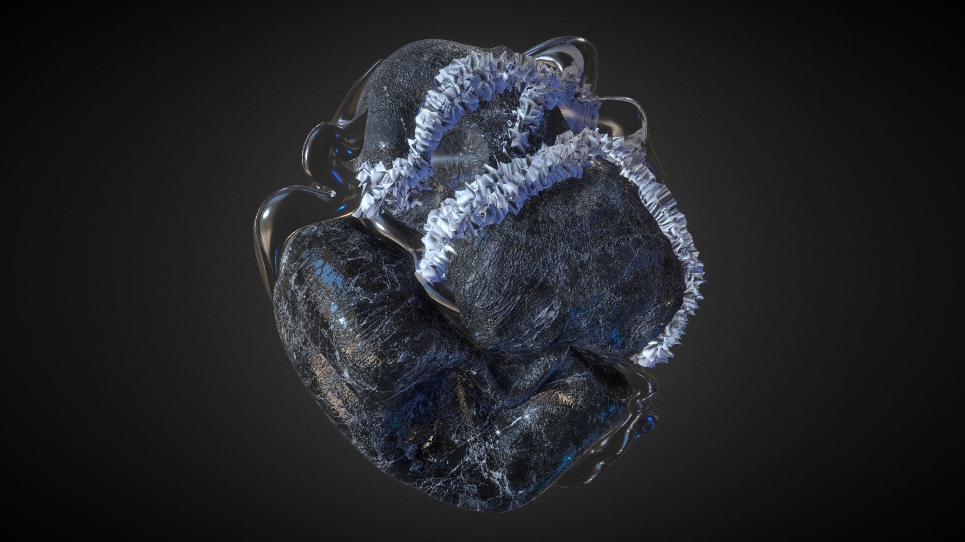 Natural Blob Rock Crystal - Download Free 3D model by riach [46e8e2b ...