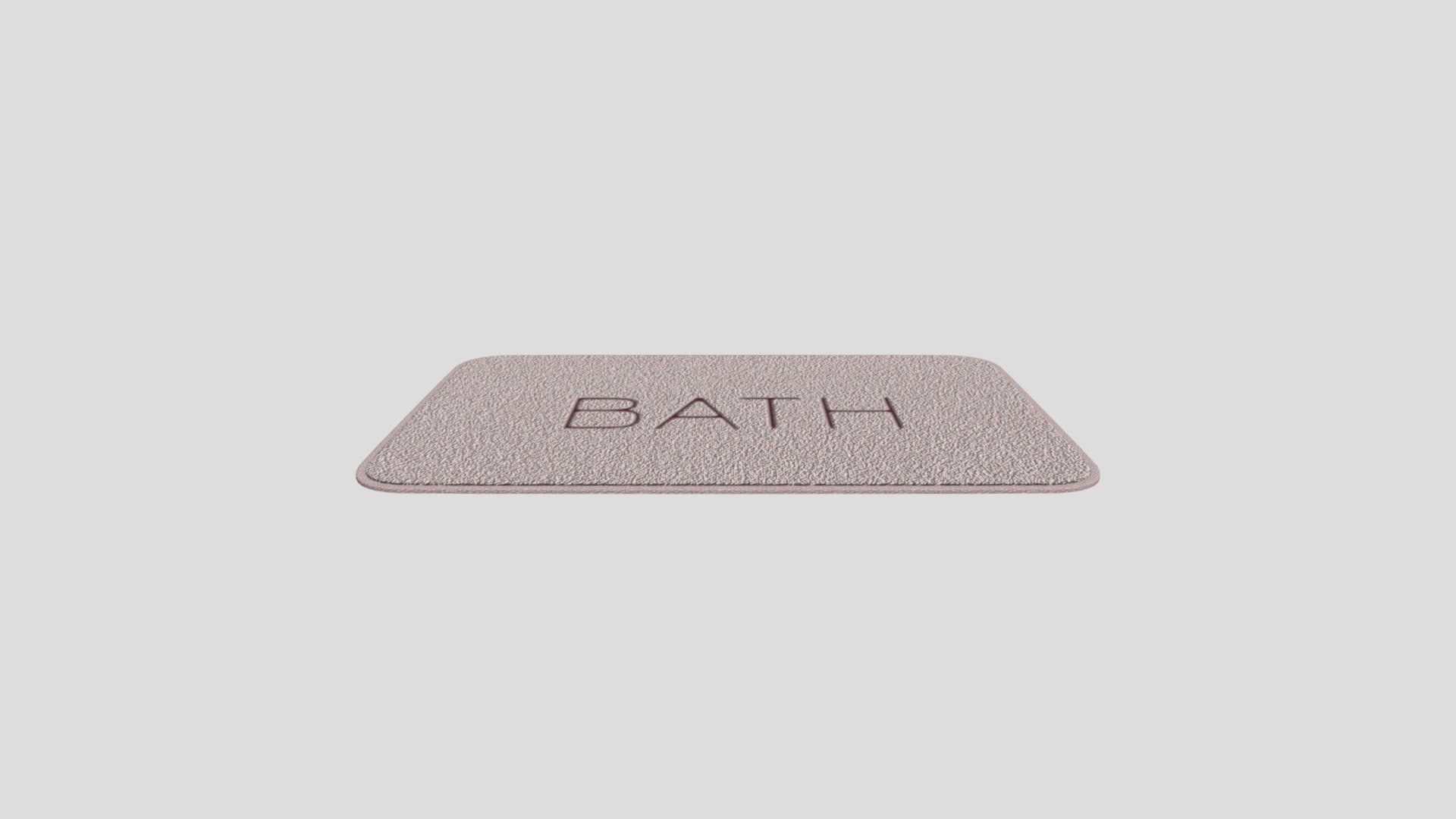 Bathroom mat - Buy Royalty Free 3D model by interior model ...