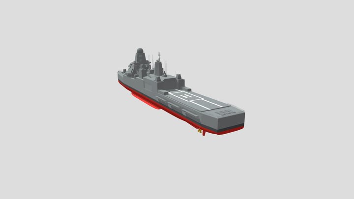 Modern-warships 3D models - Sketchfab