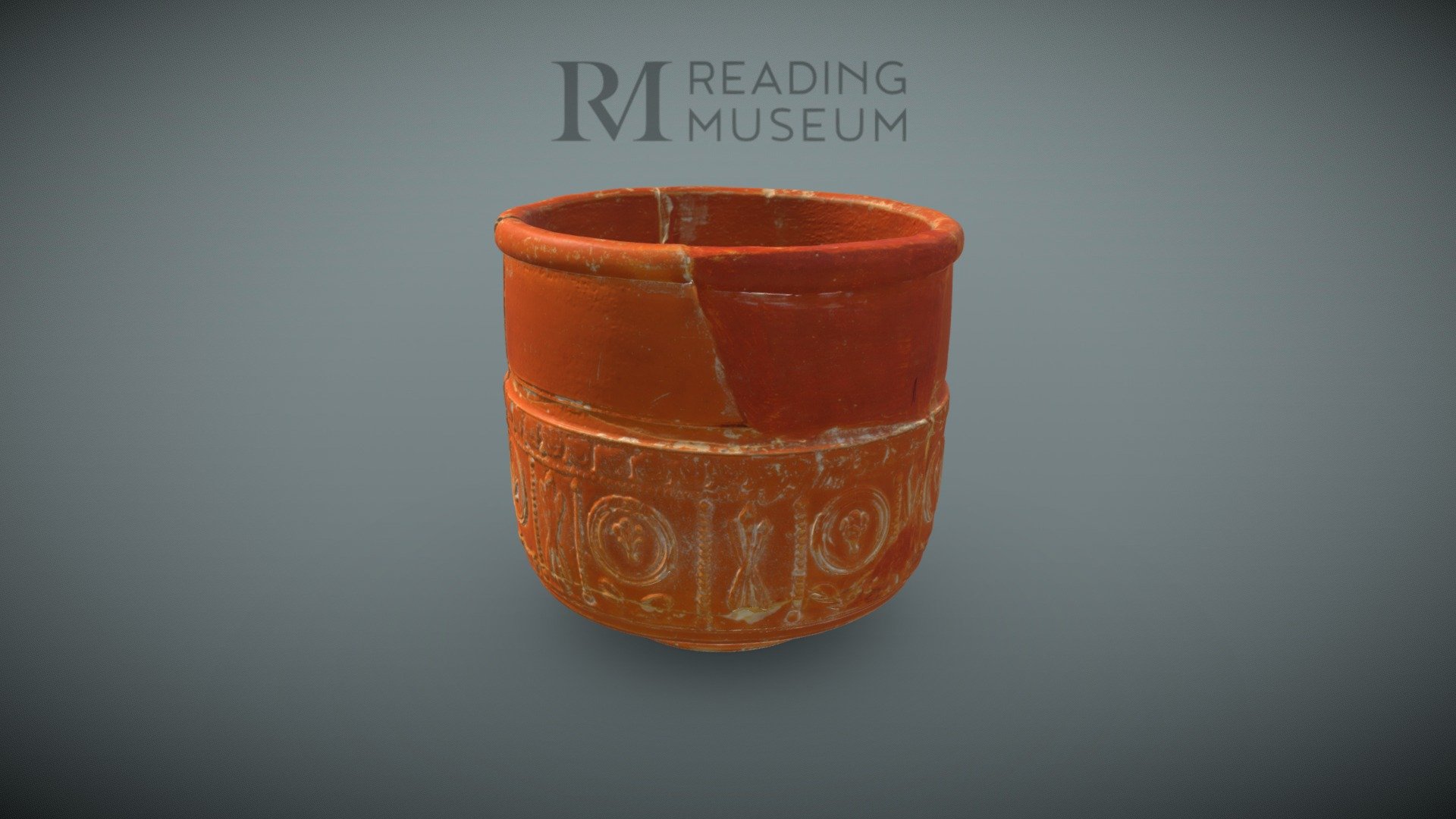 Samian ware bowl - 3D model by ReadingMuseum [46ea6b2] - Sketchfab