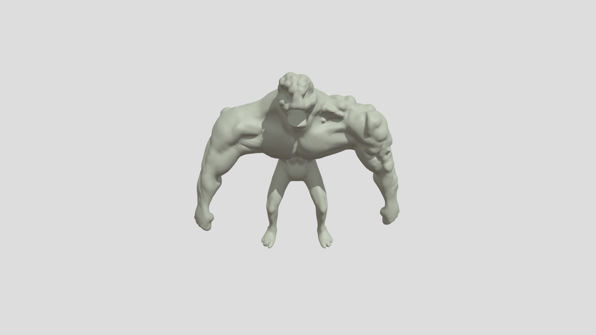 Jiff (aka. The Monster) - 3D model by Oliver-A-Riddle [46ed551] - Sketchfab