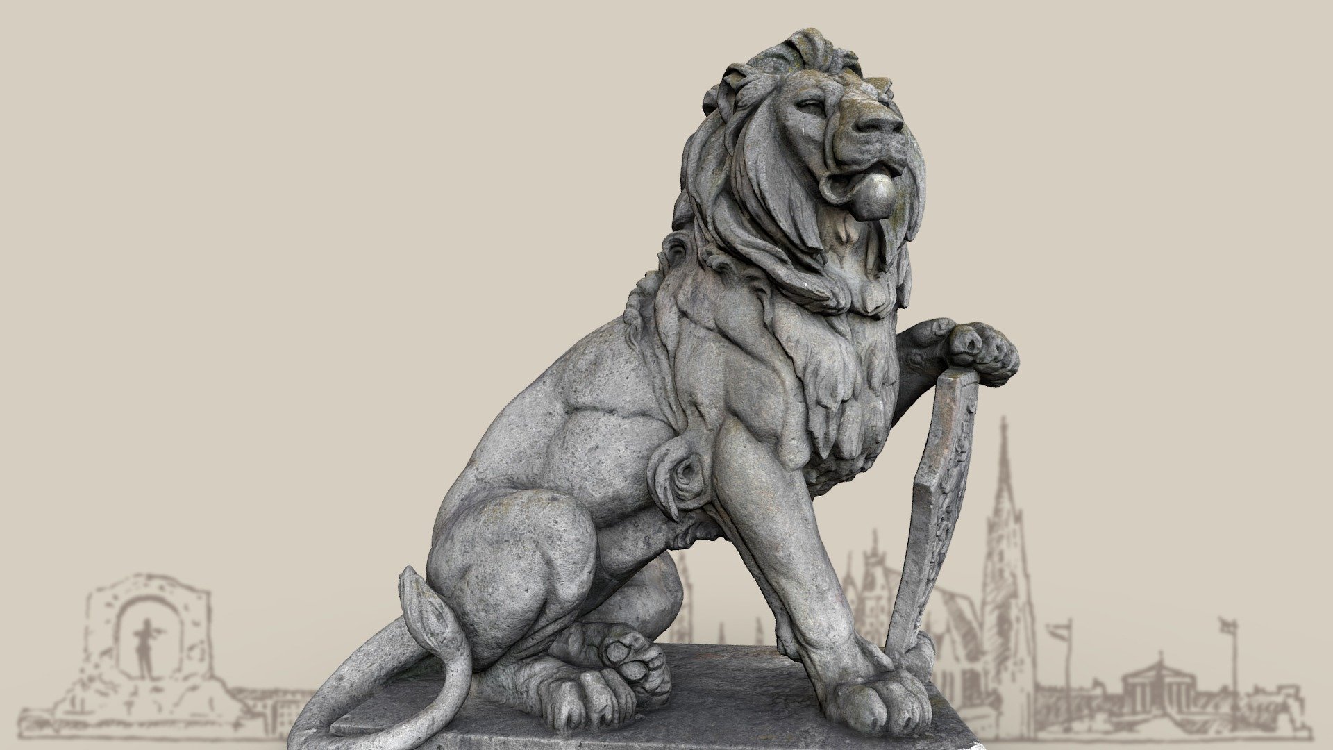 Löwe - Download Free 3D model by noe-3d.at (@www.noe-3d.at) [46eea1a ...