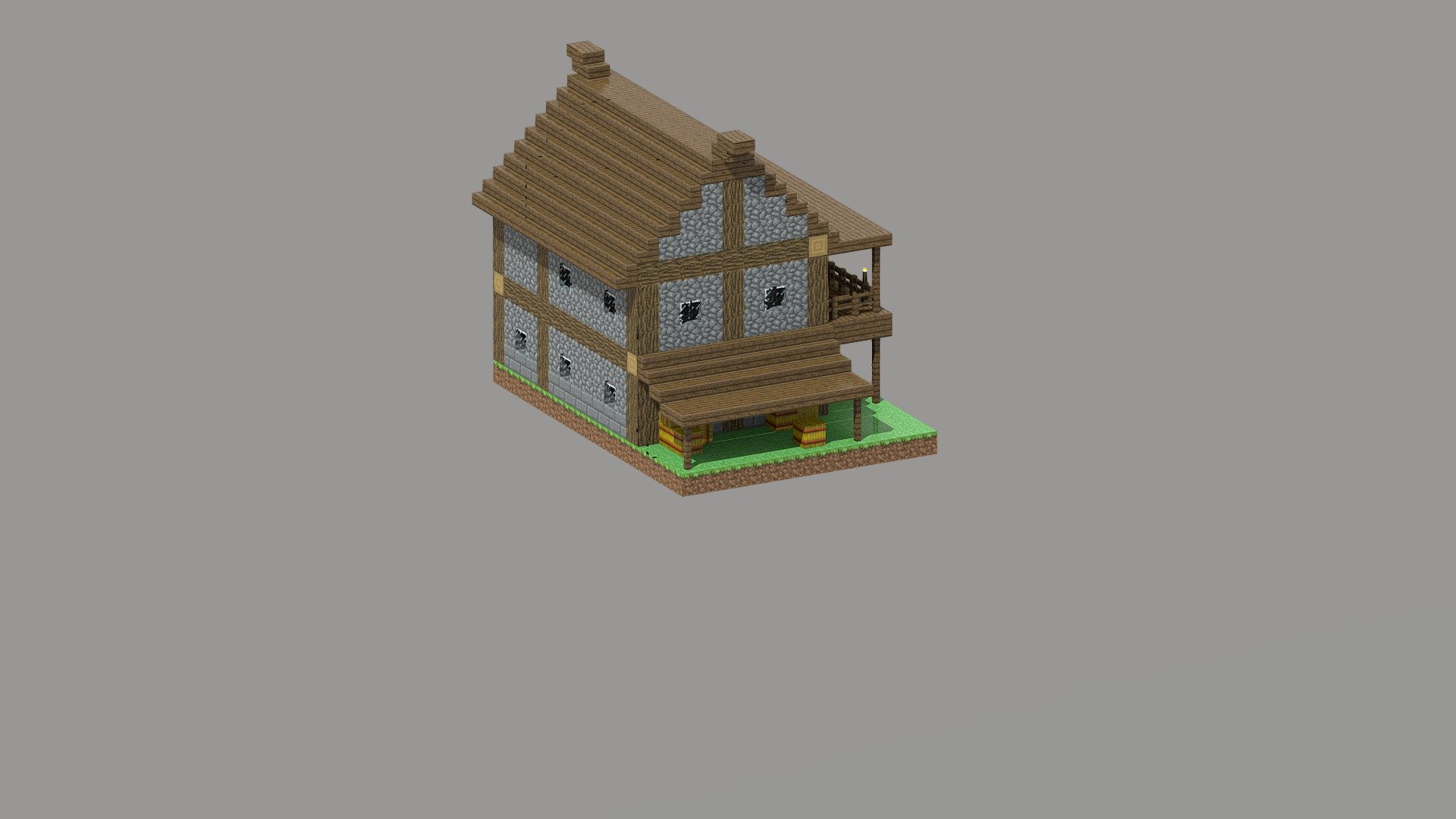 Minecraft Custom House (1) - Download Free 3D model by matty.gismo ...