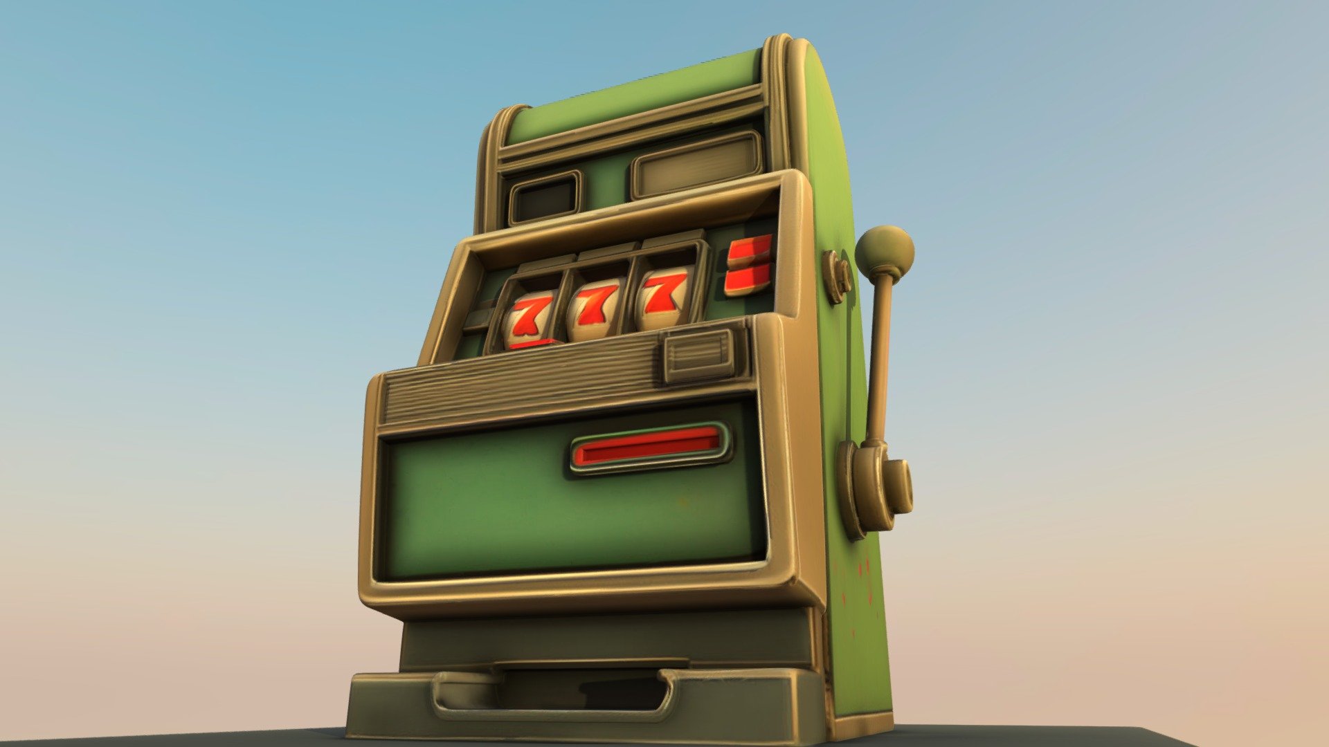 Retro Slot Machine - Download Free 3D model by ARTEL_3D [46f0ae3 ...