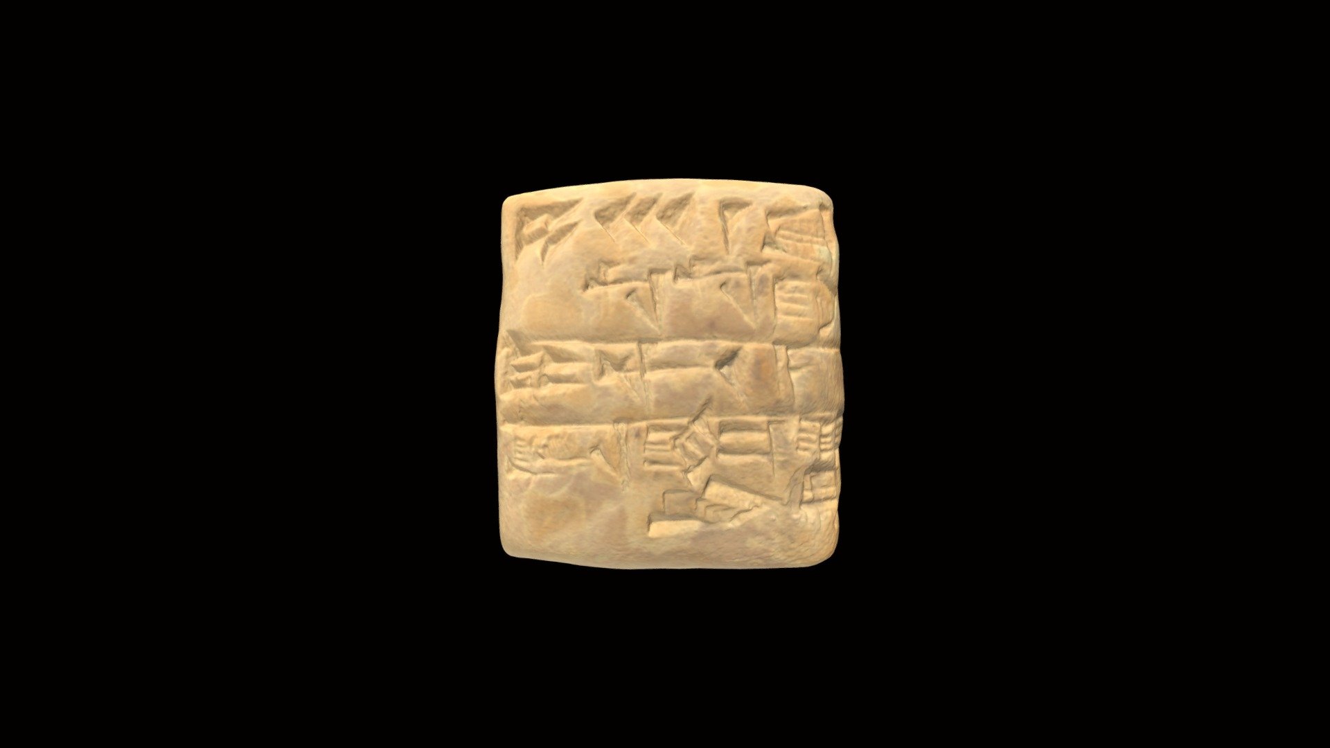 Cuneiform Tablet HMANE1899.2.211 - 3D model by Harvard Museum of the ...
