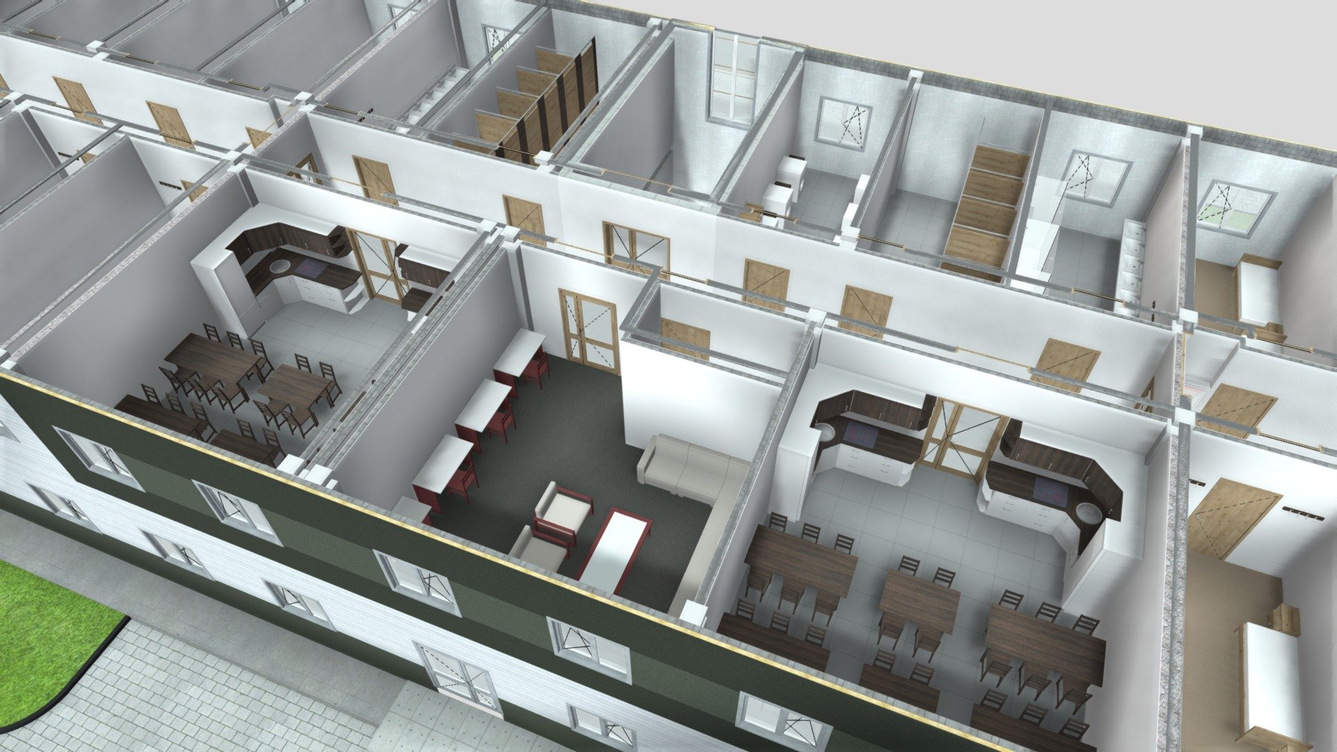 HOSTEL - Level - 3D model by archidi.com [46f2598] - Sketchfab