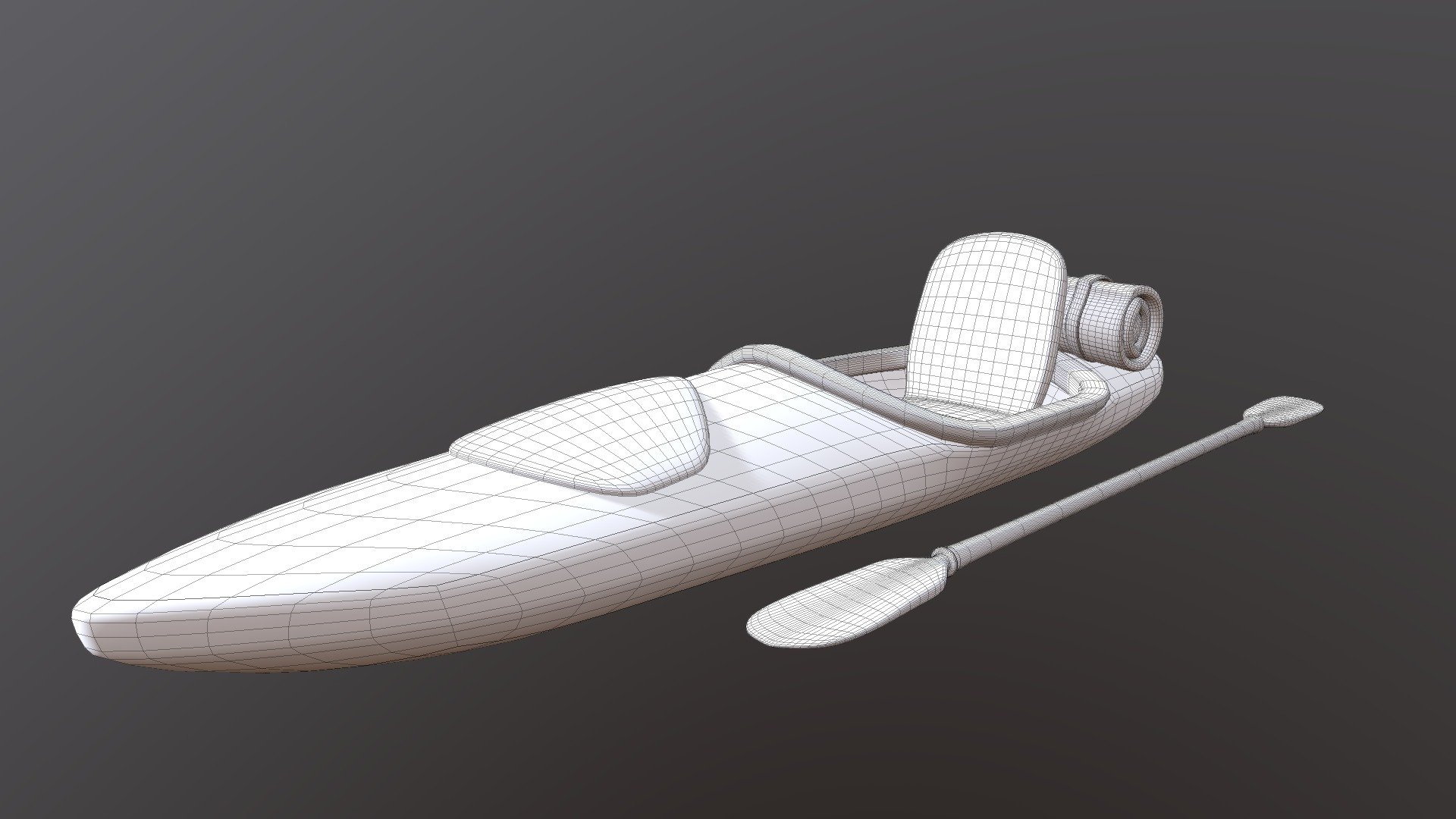 Kayak - 3D model by marystarartist23 [46f2667] - Sketchfab