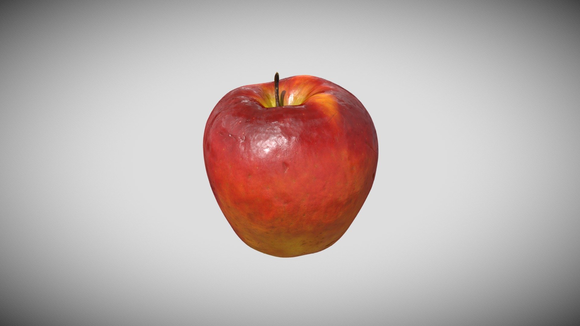 Red apple - 3D model by ffpss [46f2baa] - Sketchfab