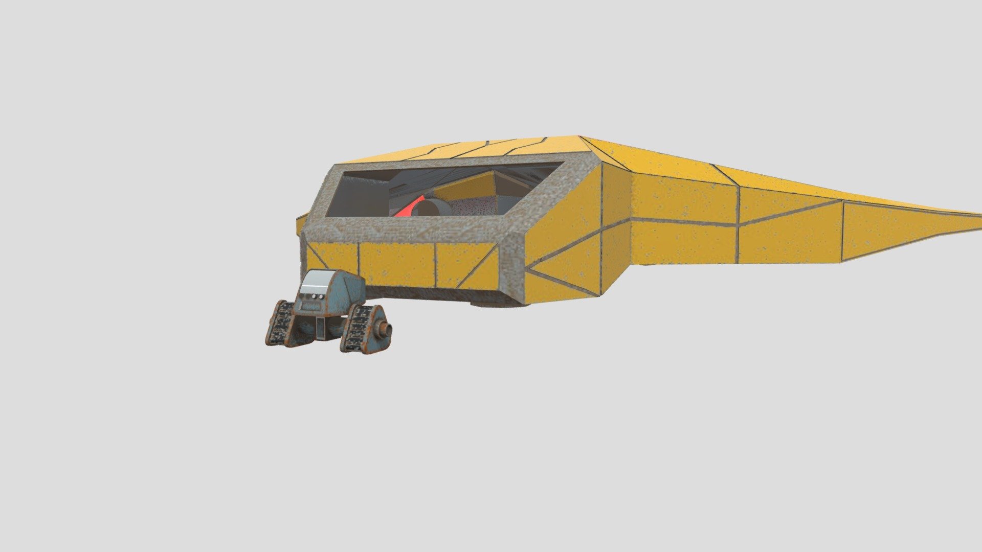 Robot and spaceship - Download Free 3D model by A9908244 [46f2dec ...