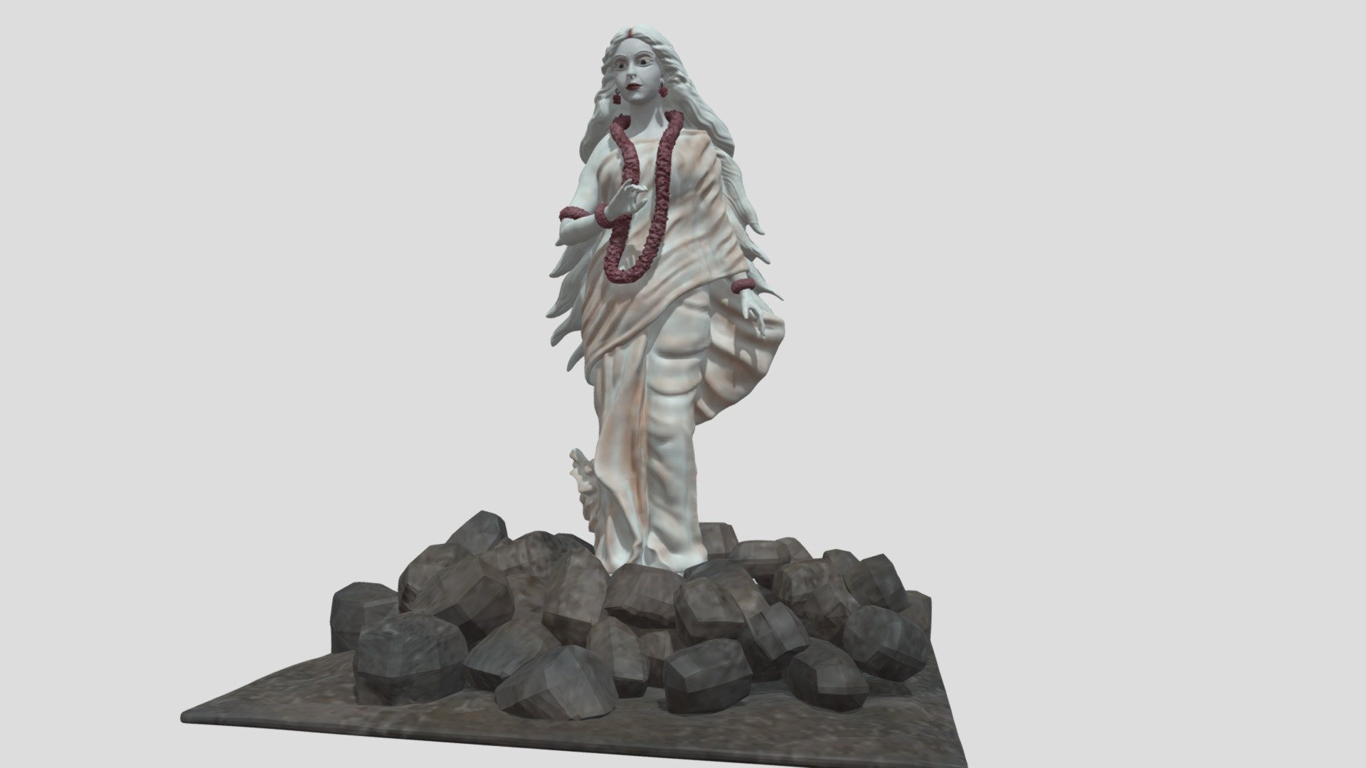 Statue of Mata Sita - Buy Royalty Free 3D model by arshad irfan ...
