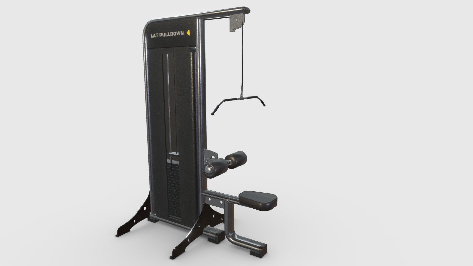 LAT PULLDOWN - GameReady - Rigged - Buy Royalty Free 3D model by ...