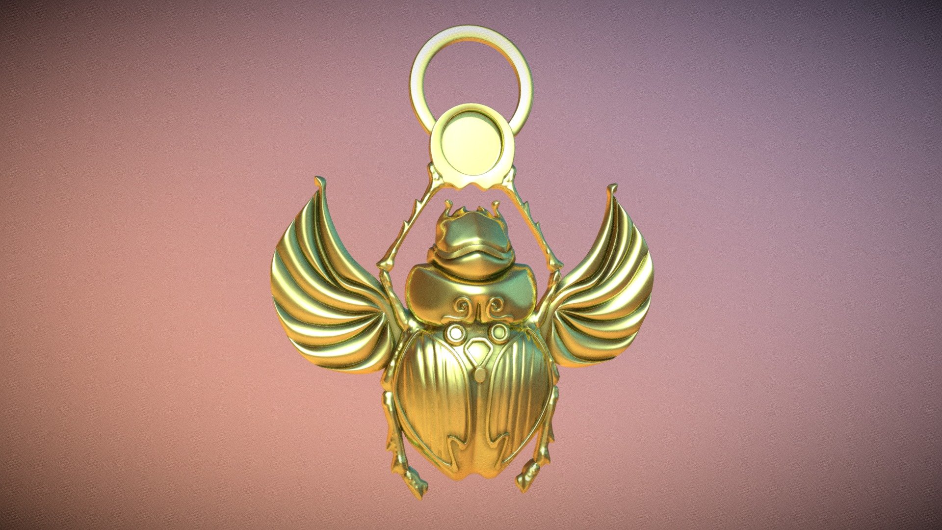 Scarab pendant - 3D model by ARAY studio (@xto15) [46f6b52] - Sketchfab