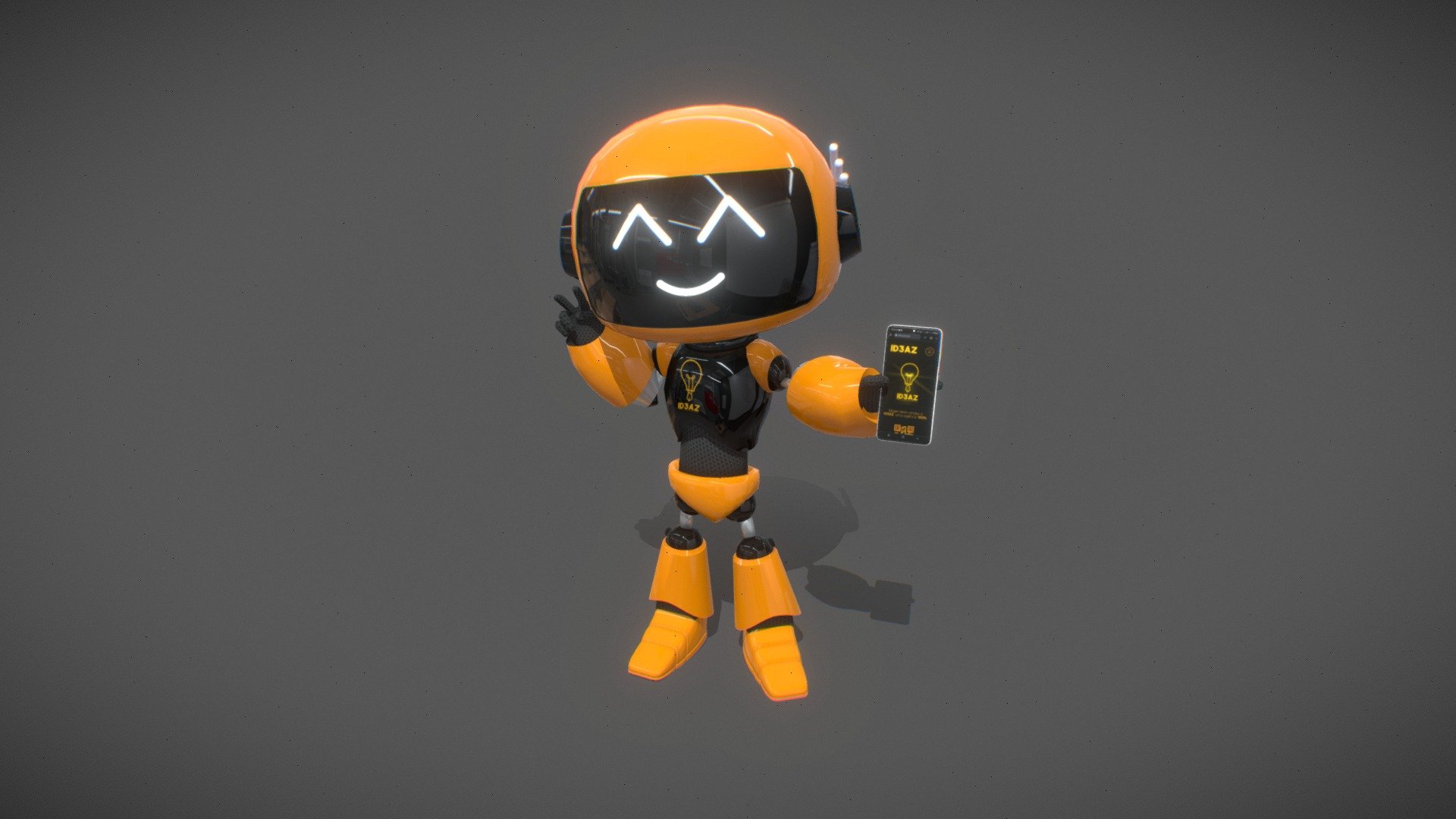 Robozinho - 3D model by Agência ID3AZ (@id3az) [46f7b9d] - Sketchfab