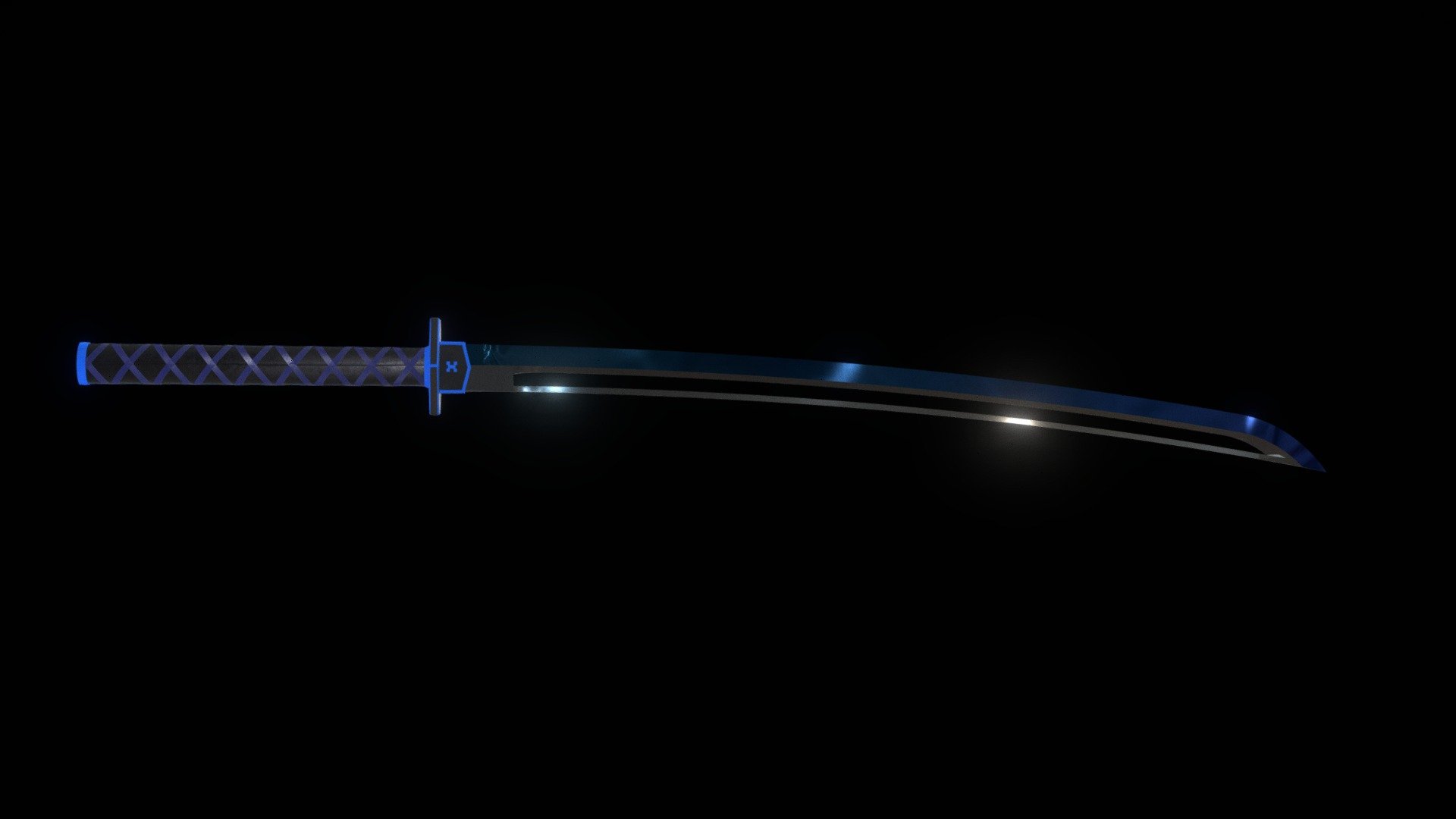 Custom designed Katana - 3D model by Oddin (@jparishhouse) [46f7ed2 ...