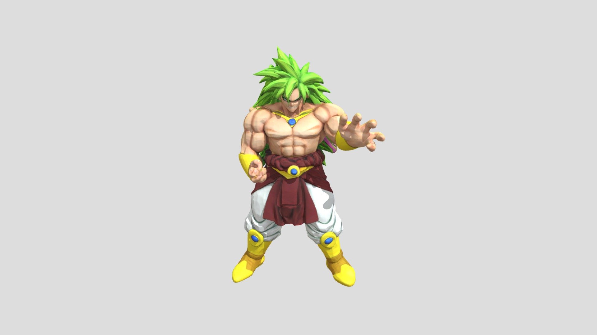 Broly_ Power_ Unleashed_0721211349_texture - Download Free 3D model by ...