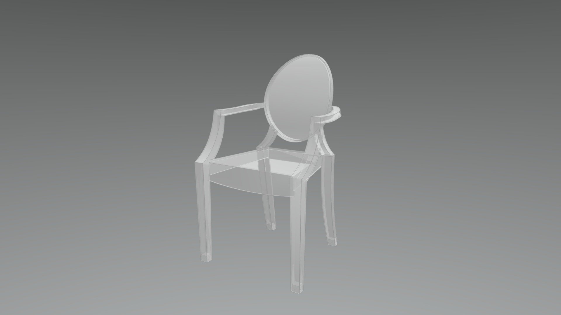 ghost chair - 3D model by opcaoglobal [46f813f] - Sketchfab