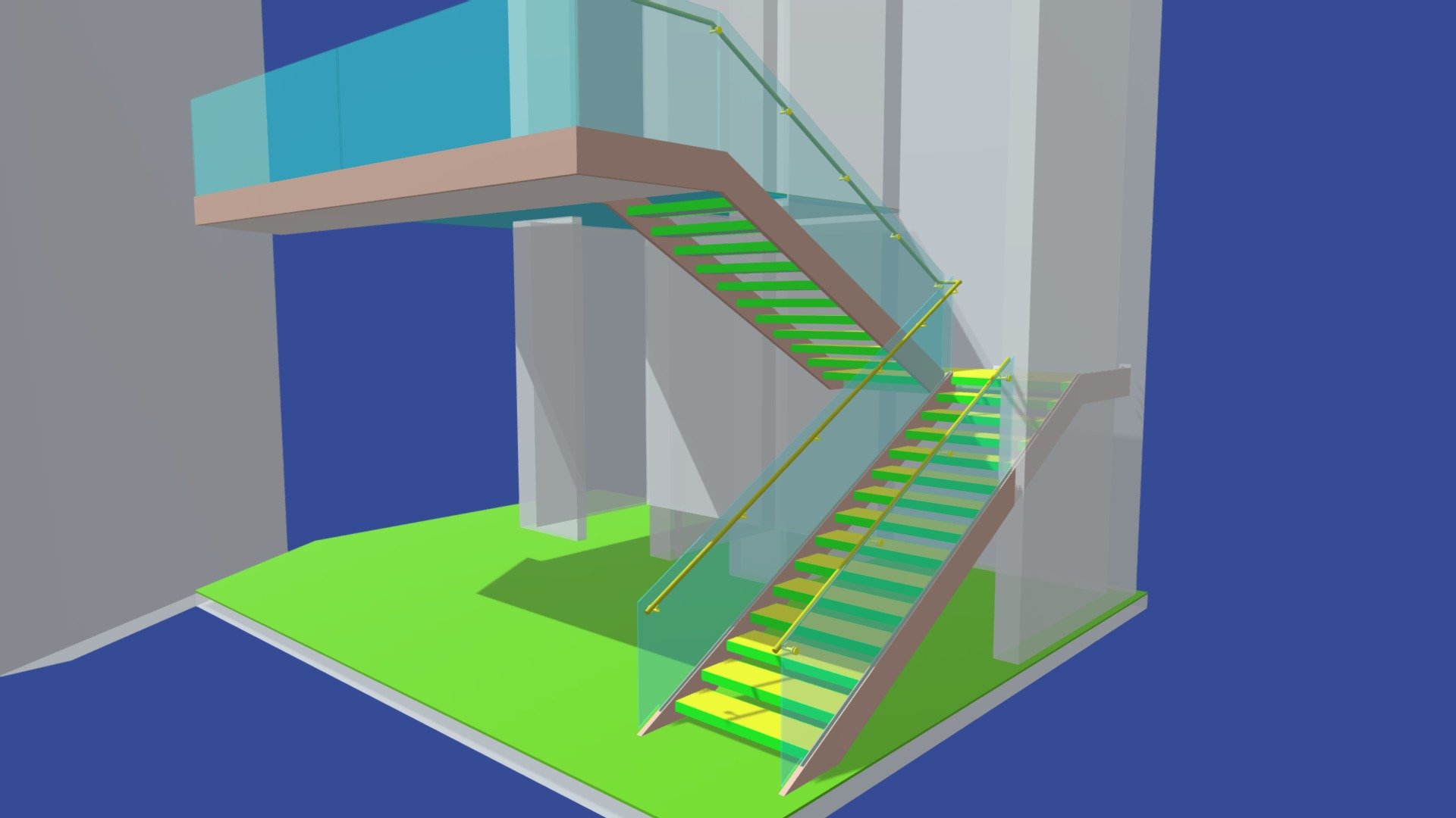 Interior Stair Model Discovery Lot 10 - 3D model by JD Stairs ...