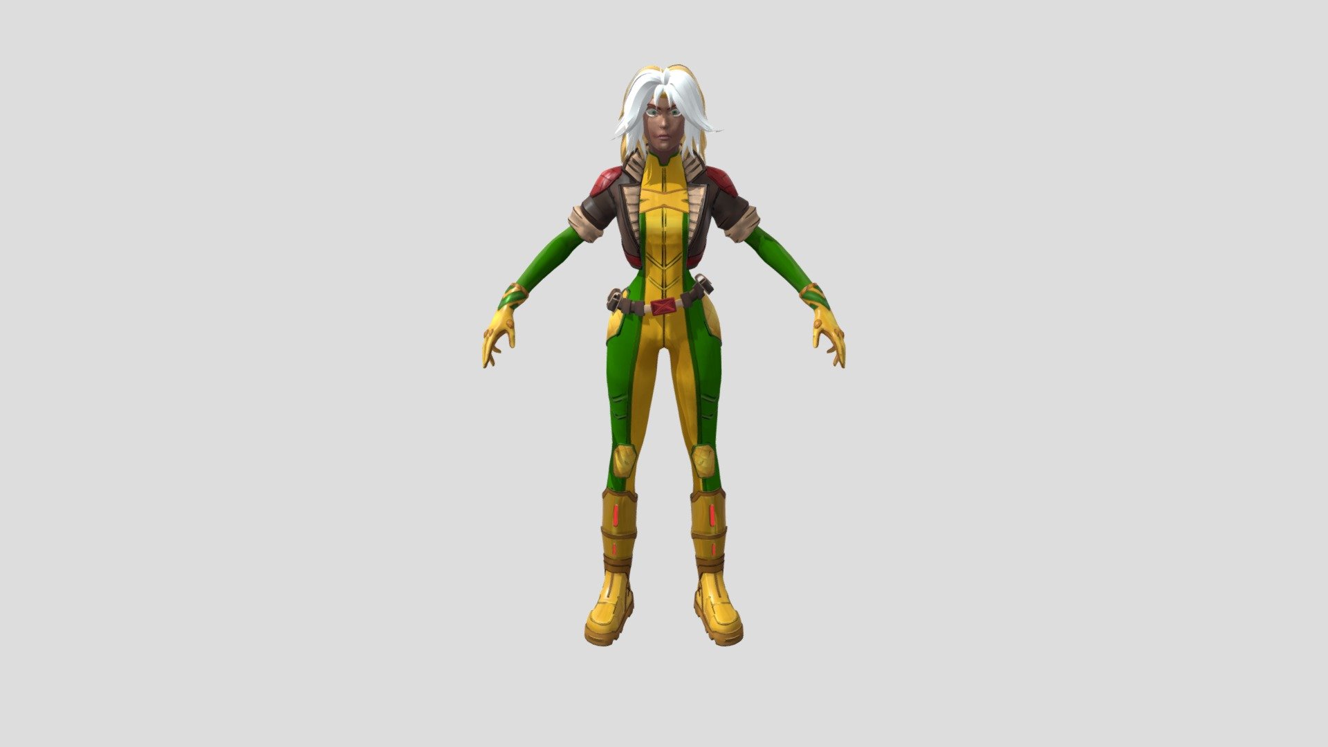 Rogue | Marvel Rivals | Fan art - 3D model by PL Blanc (@PL_Blanc ...