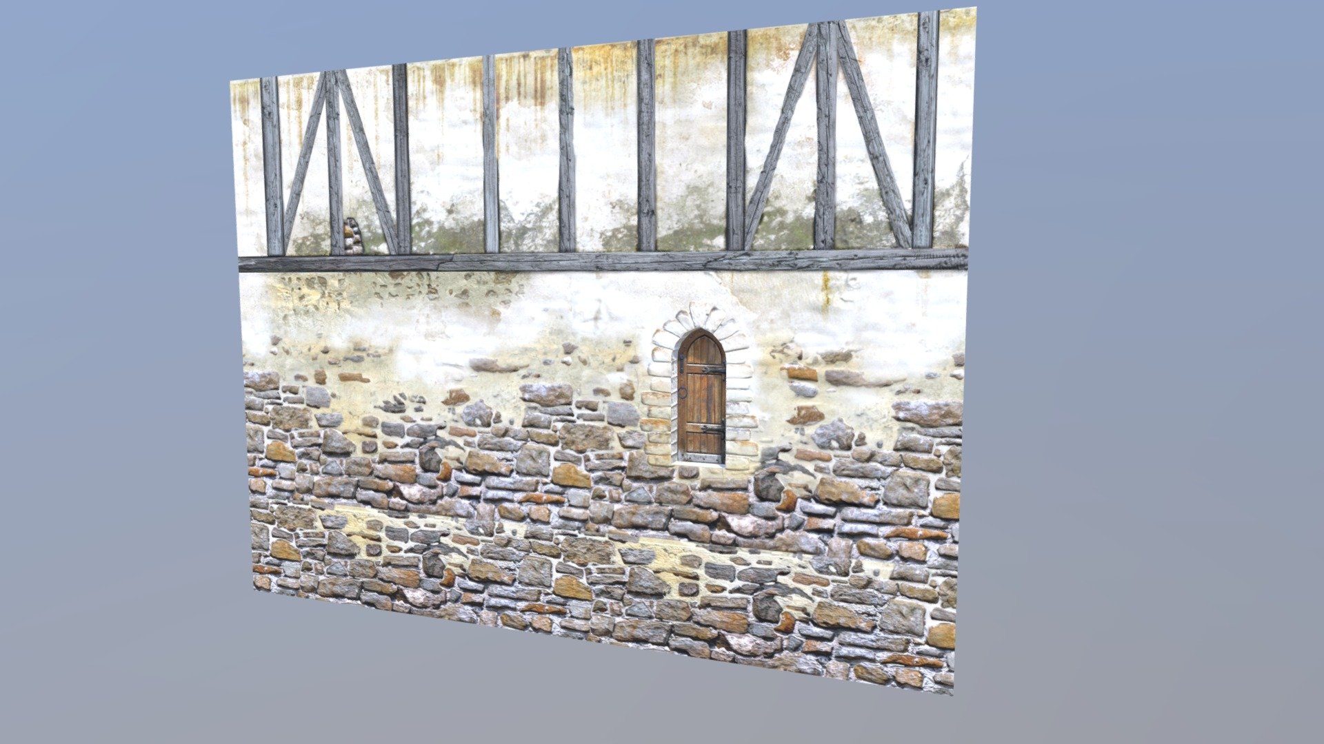 medieval wall - Download Free 3D model by ajr-yk [46fc13a] - Sketchfab