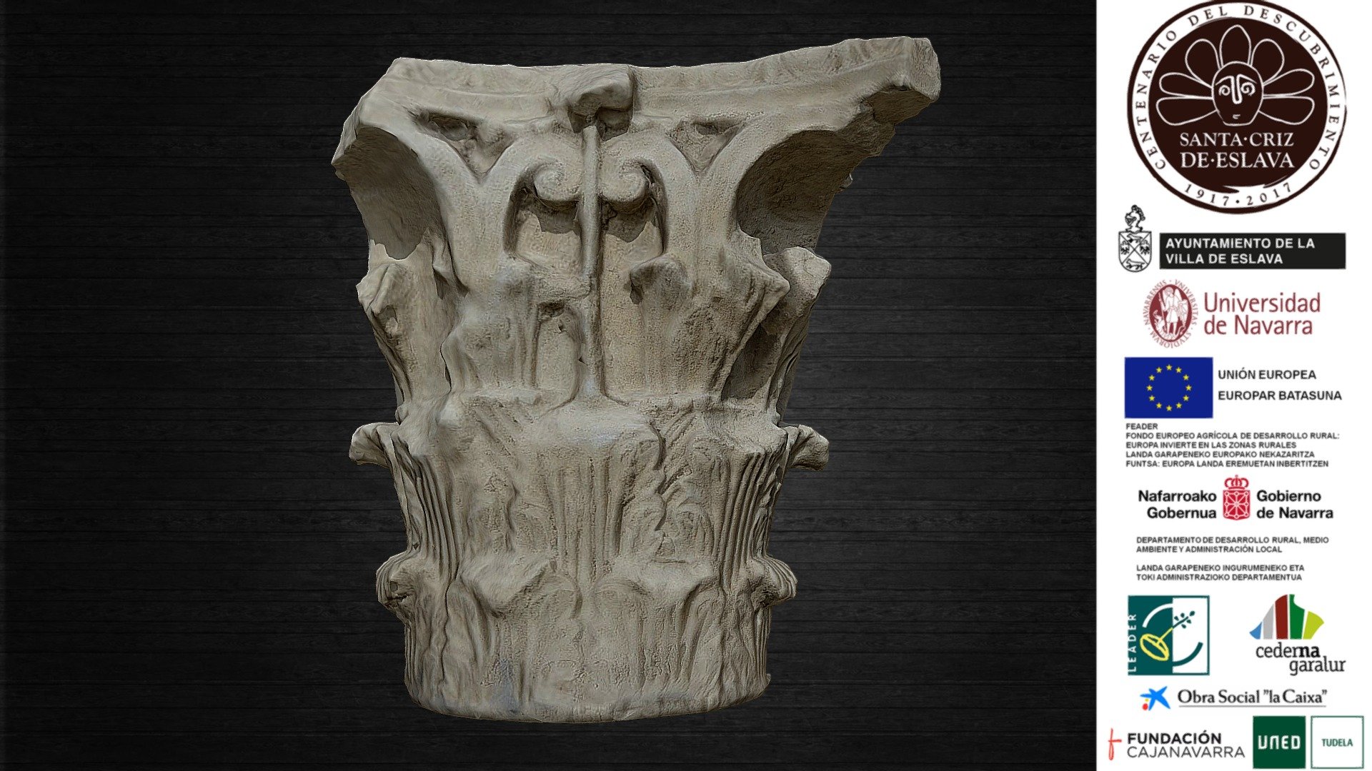 Capitel corintio clásico, siglo I d. C. - 3D model by Santa Criz ...