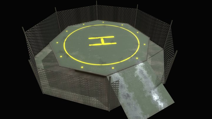Helipad 3D models - Sketchfab