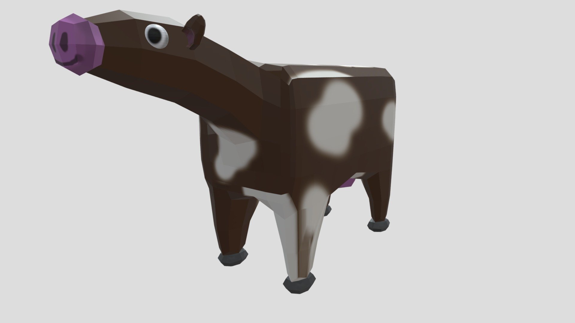 low Poly Cow - Download Free 3D model by kreyt8042 [47029ee] - Sketchfab