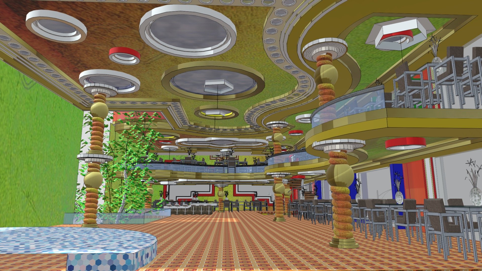 Cholet Bolivia Style Building - 3D model by Sumaq Wasi (@sumaqwasi ...