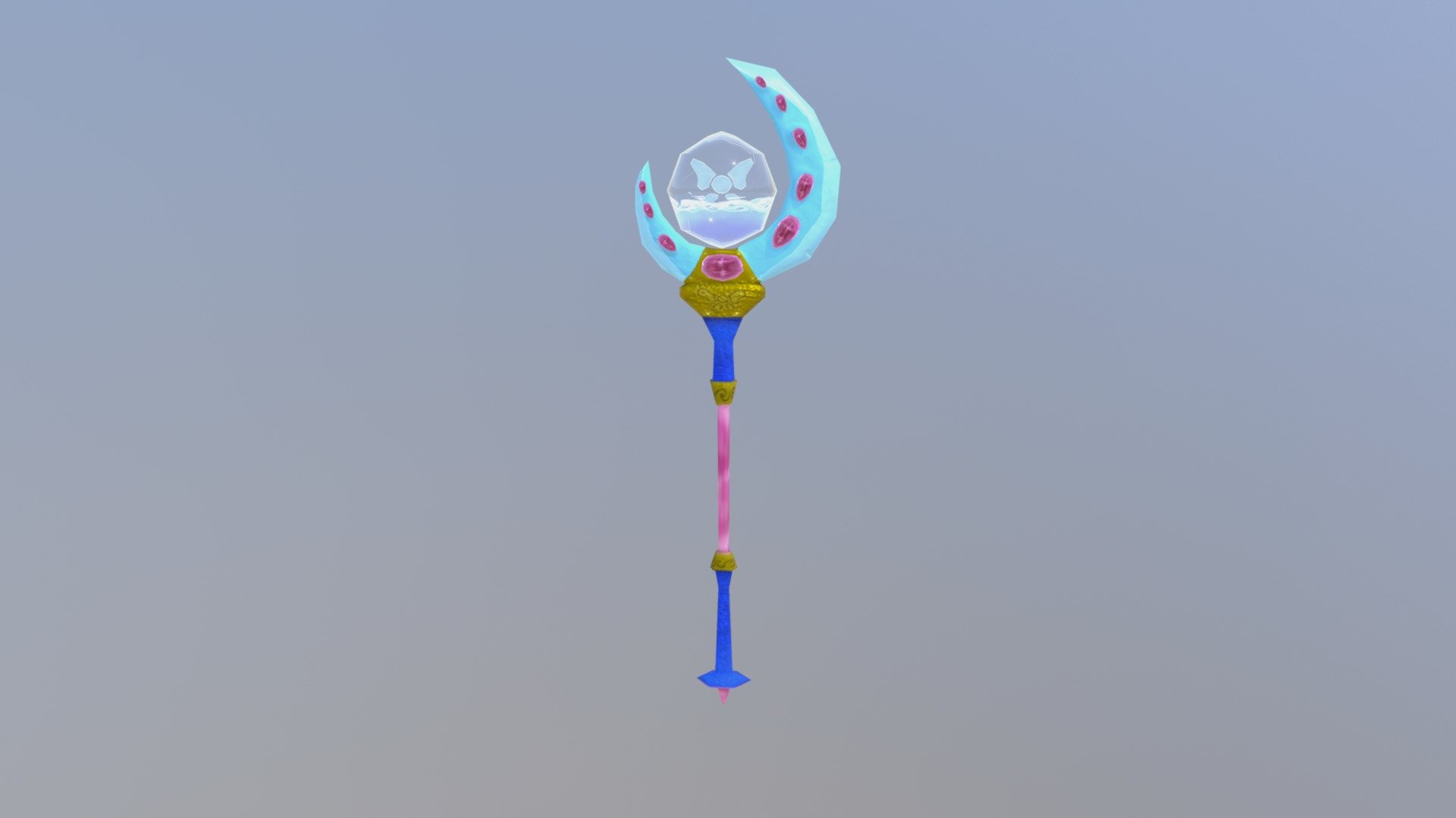 Water-themed Battle Axe - 3D model by piff1996 [4703476] - Sketchfab