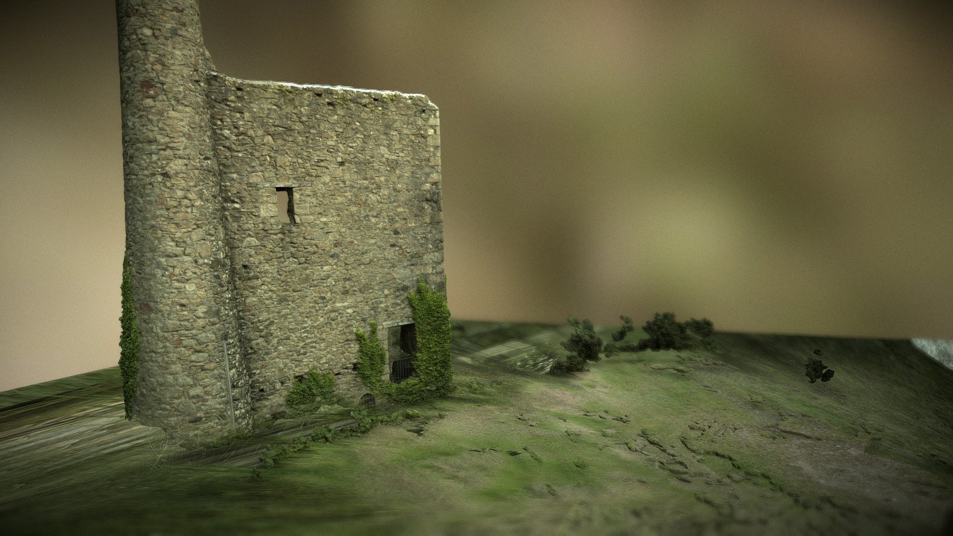 Mine-house - Cornwall - UK - 3D model by Noz'aj (@nozaj) [470411f ...