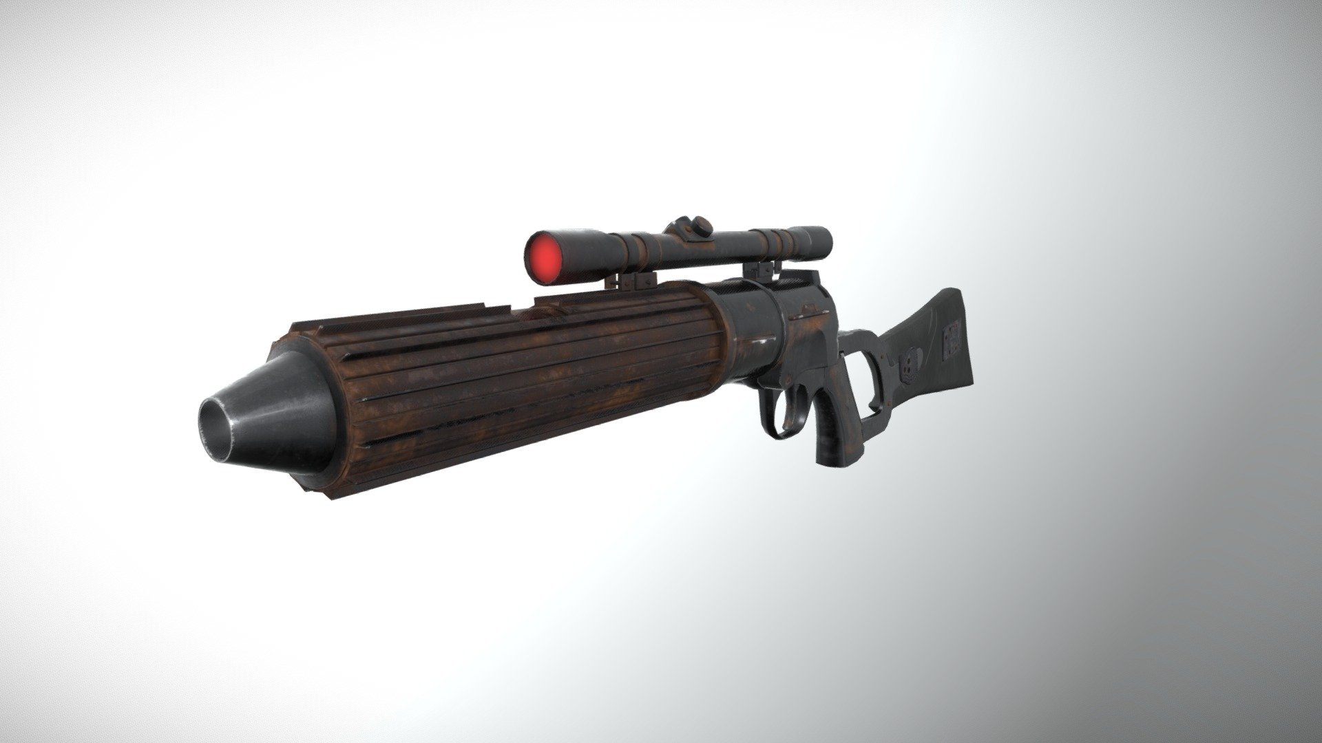 Boba Fett - EE3 Blaster - 3D model by FancyFlannel [4706999] - Sketchfab