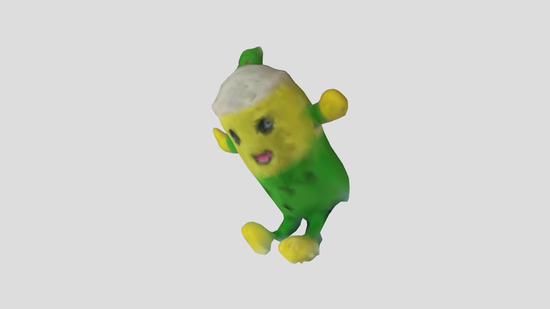 Model 3D Boneka Hijau-Kuning - 3D model by fiqrifahra [4708325] - Sketchfab