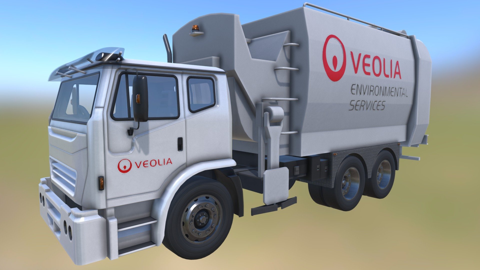 Past Folio: "Veolia" Iveco Truck, c. Nov 2021 - 3D model by HazelnutAUS ...