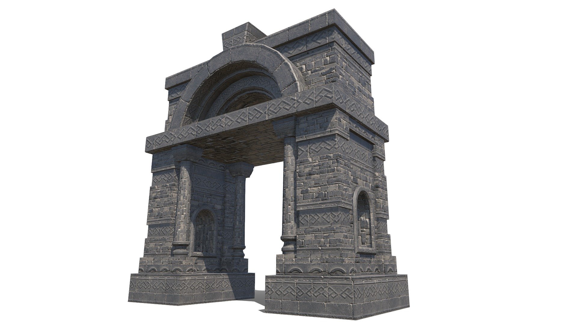 Roman Stone Arch / Doorway - Buy Royalty Free 3D model by Studio Lab ...