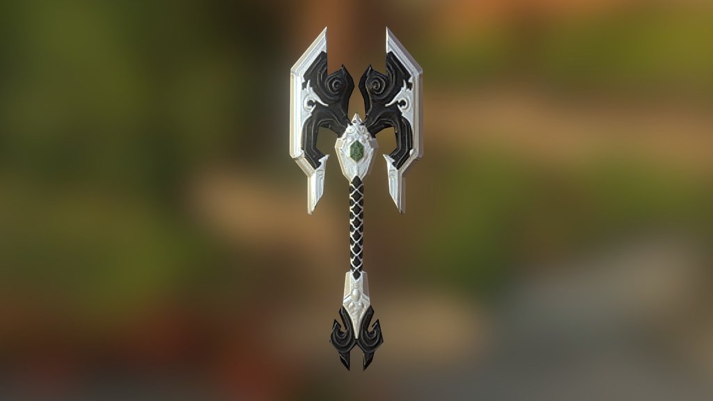 Axe - 250 tris - 3D model by tordenfaaret [470a477] - Sketchfab