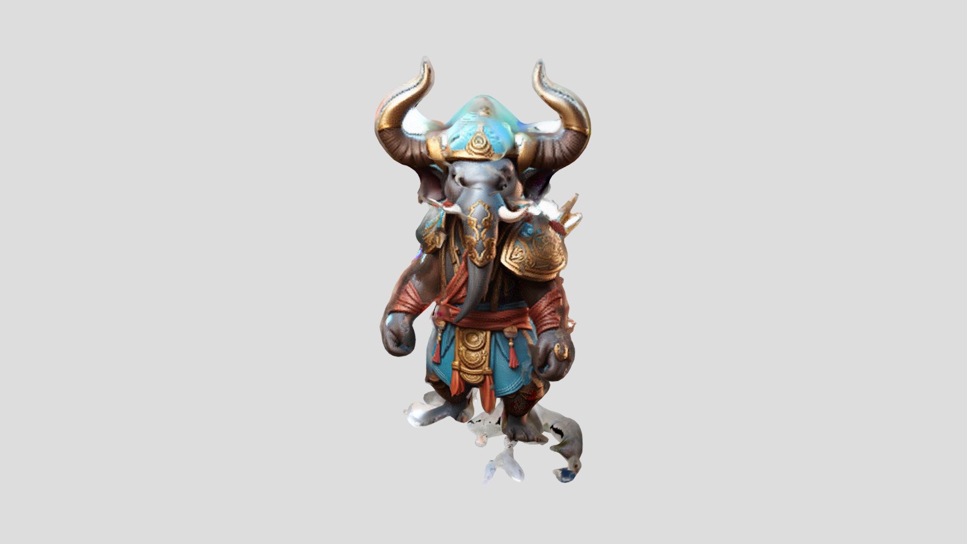 Elephant Soldier An elephant soldier in a sui - Download Free 3D model ...