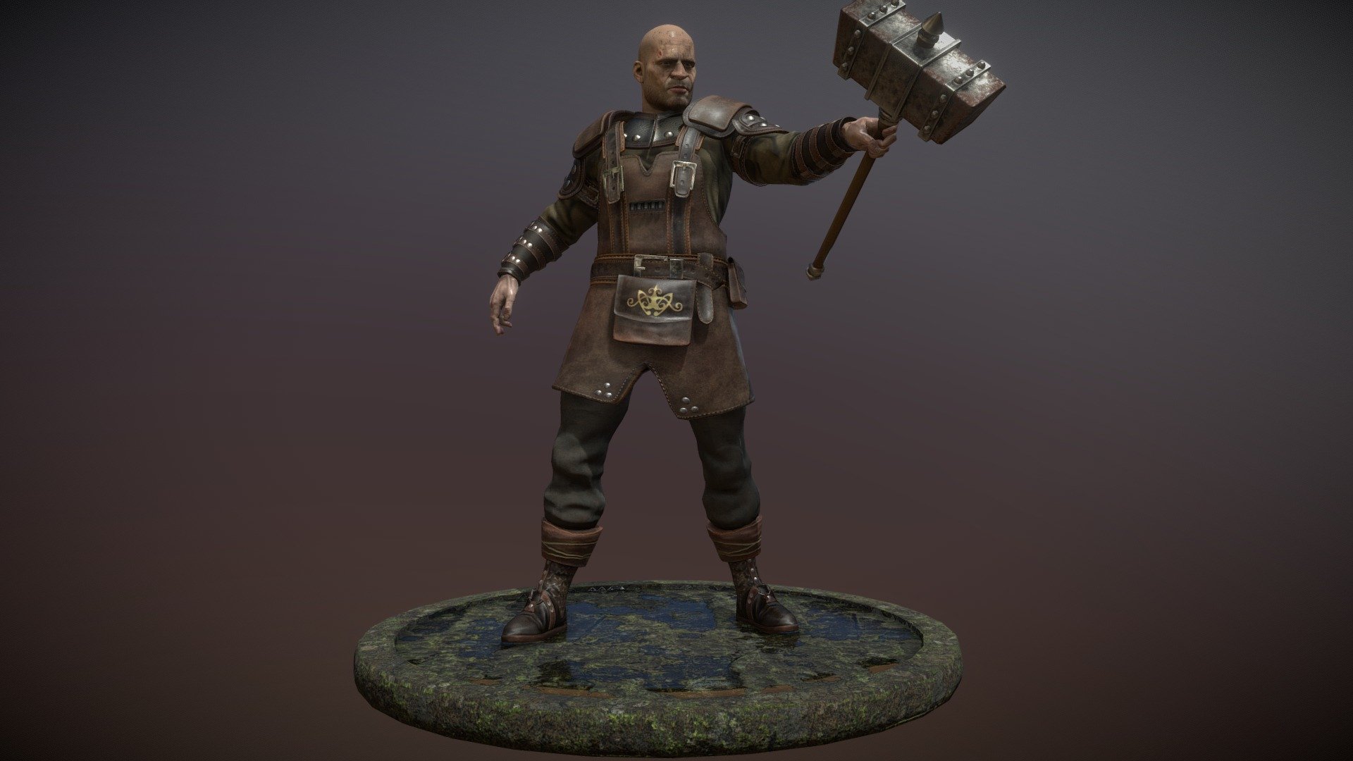 The Blacksmith - 3D model by Johnny_BlackWinter [470c0c9] - Sketchfab