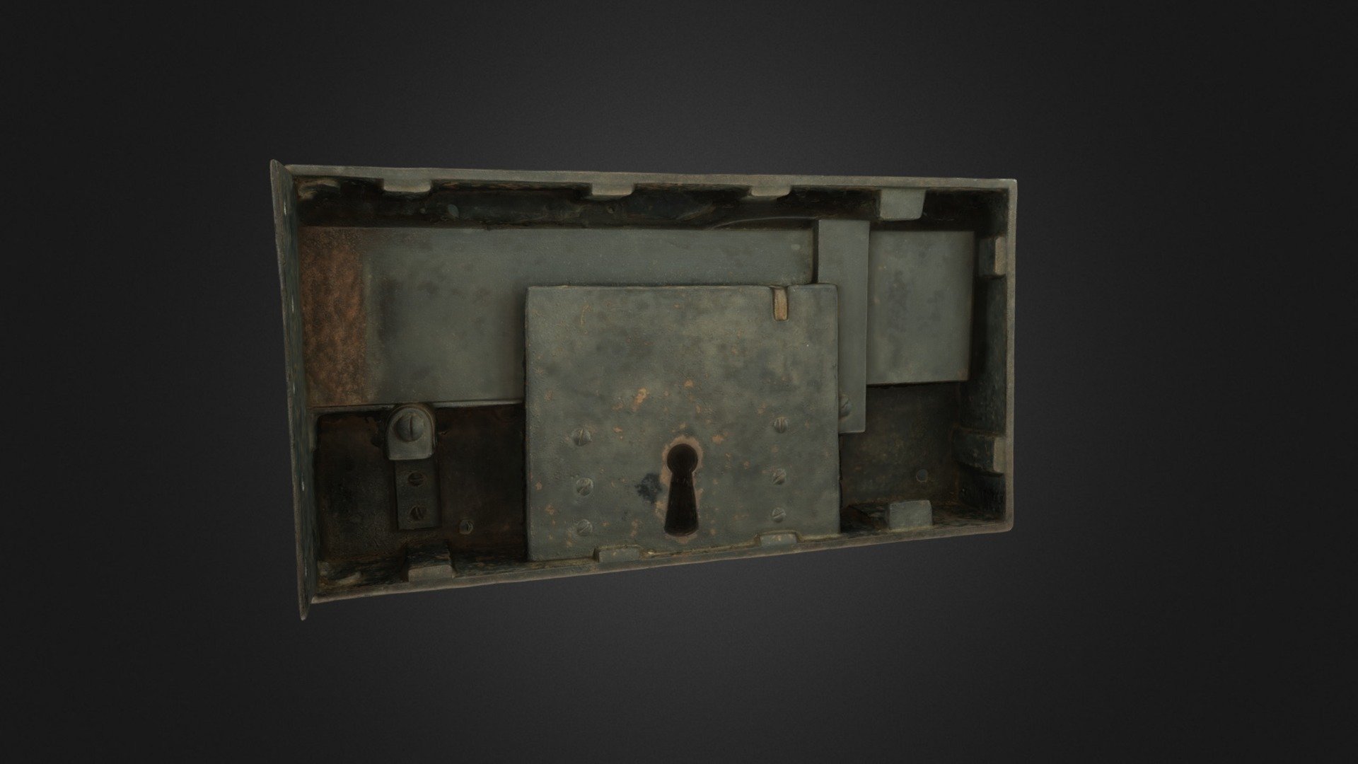 Fort William gate lock - 3D model by Open Virtual Worlds ...