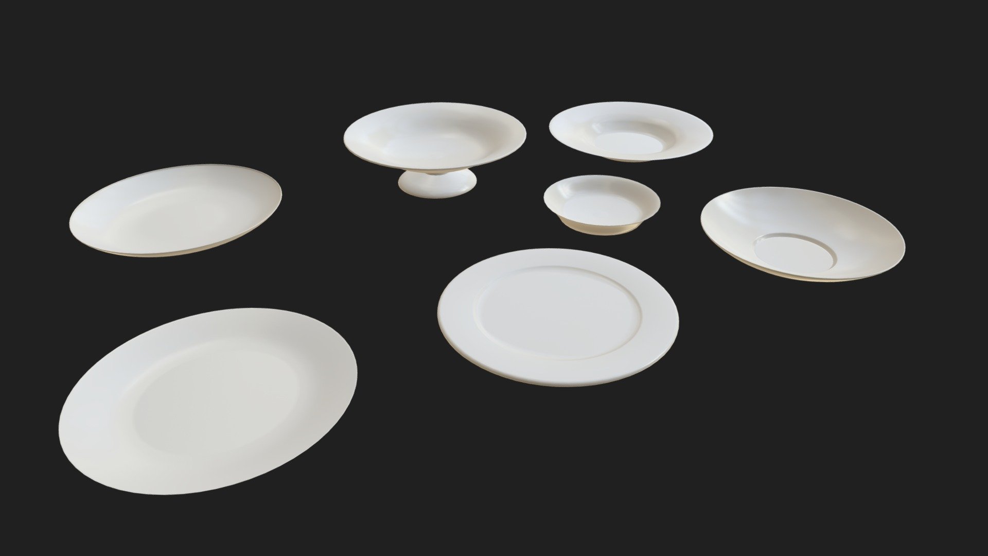 Bowles and dishes set - Buy Royalty Free 3D model by FrancescoMilanese ...