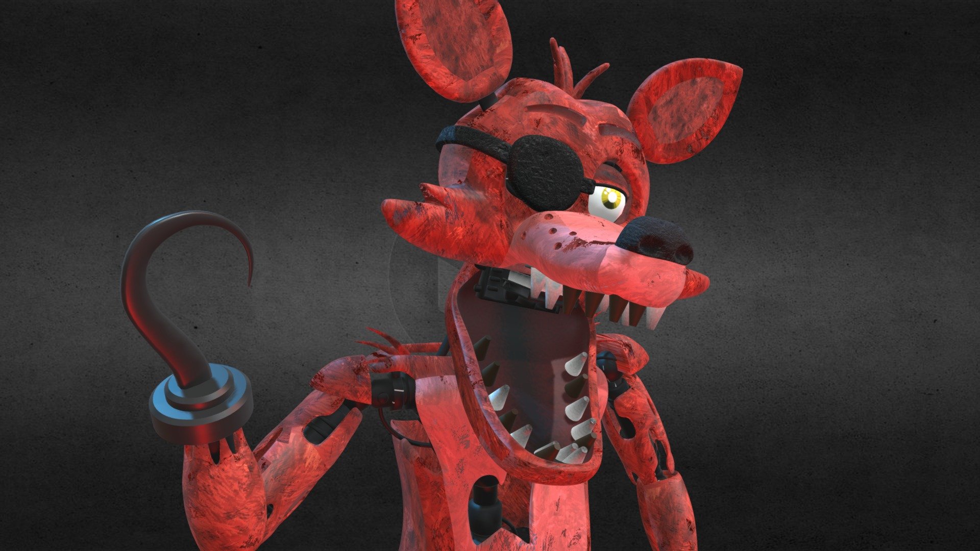 Foxy - Five Nights at Freddy's 1 - Download Free 3D model by ...