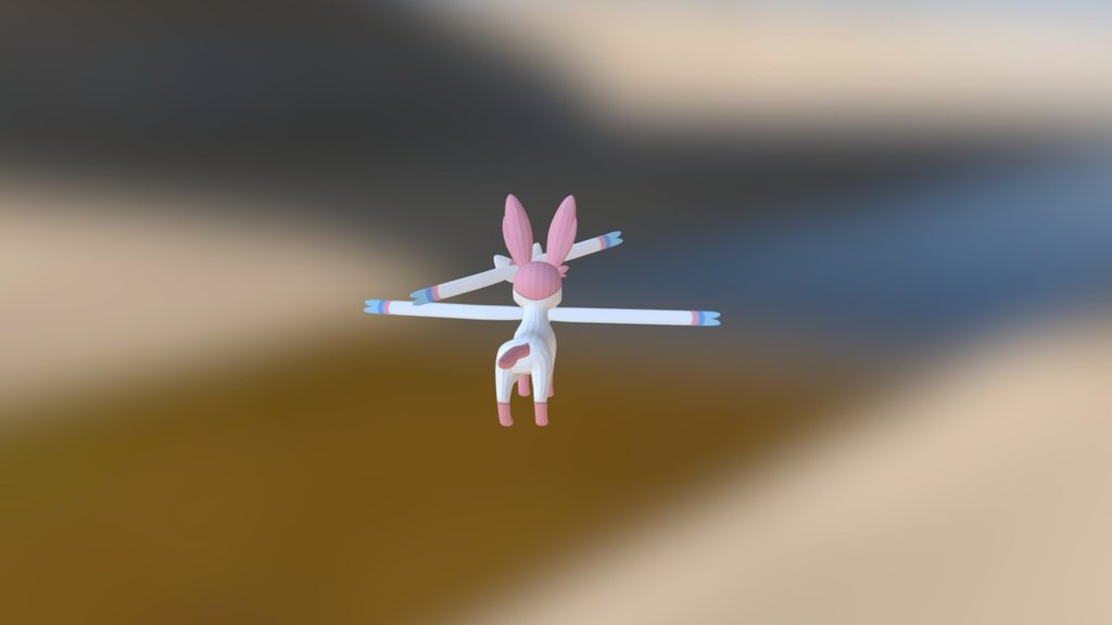 Sylveon - 3D model by Omar Vera (@jomarvera) [470e96b] - Sketchfab