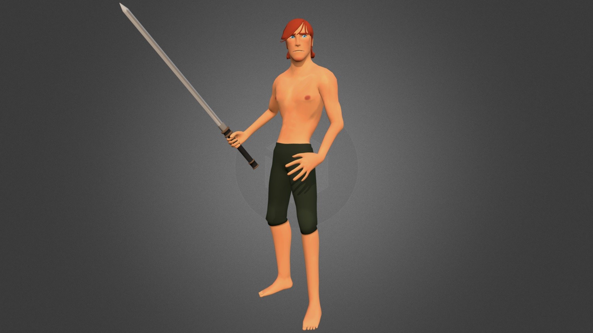 Fantasy Peasant Knight - 3D model by fluffyloaf254 [470ea50] - Sketchfab