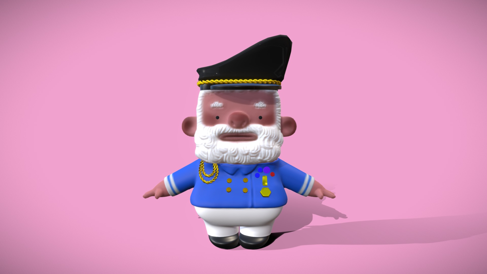 Captin - 3D model by DanbiPark [4710af5] - Sketchfab