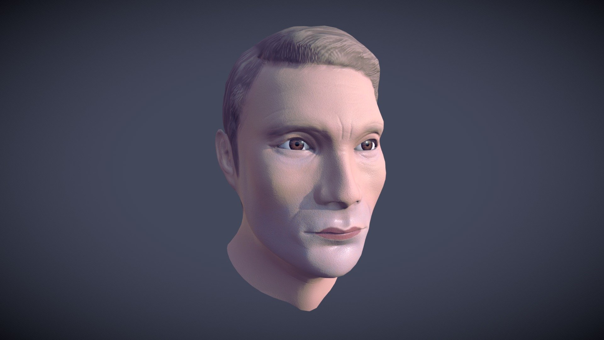 Mads Mikkelsen Hannibal Sculpt - 3D model by AnnaBoddy [4710f45 ...