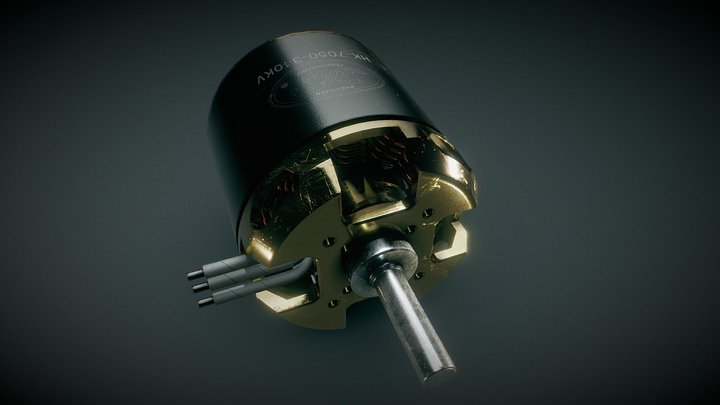 Brushless-motor 3D models - Sketchfab