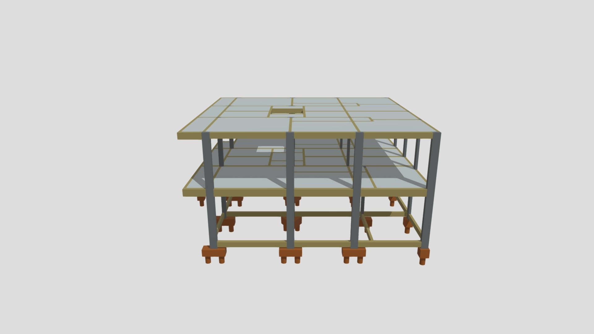 3D DA ESTRUTURA LUIS - 3D model by biavares [47122f0] - Sketchfab